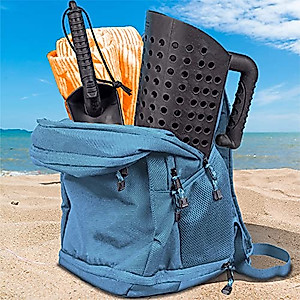 Island Genius Sand Scoop and Shovel Digging Tools for Metal Detecting, Beach Shelling, Sand Sifter