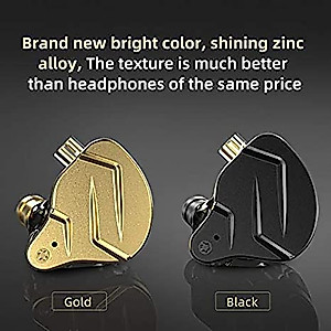 KZ ZSN PRO X Wired Earbuds in Ear Monitor Earphones, Hybrid Dynamic Driver Balanced Armature IEM Earbuds, Dual Driver 1DD 1BA Deep Bass Stereo Sound Ergonomic Headphones Monitor