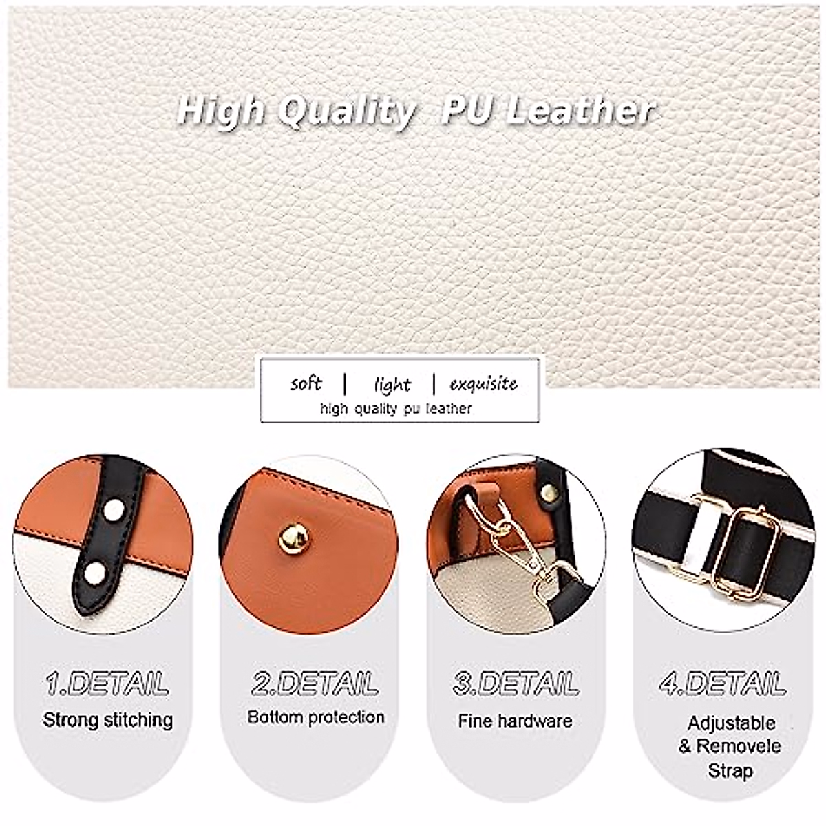 CROJUYI Tote Bag for Women - Satchel Purse and Handbags Ladies Shoulder Totes Crossbody Bags