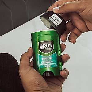 Brut Signature Scent Antiperspirant and Deodorant - Scented Deodorant Stick for Men - Powerful Sweat Protection - Eliminates Odors - 2.7 oz