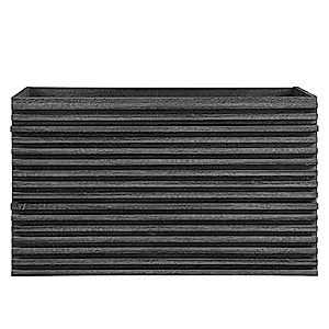 Modway Render 35" MDF Wood Wall-Mount Bathroom Vanity Cabinet in Charcoal