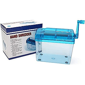 Hand Shredder for A6 Size, Manual Paper Shredder - Paper Cutter for Paper, Notes, Bills, Home Office Paper Cutting Tool (A6)