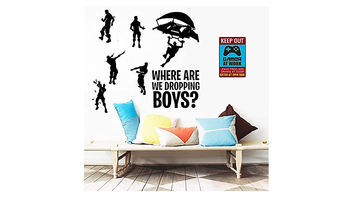 Funny Gamer Sign - Keep Out Gamer at Work Decor