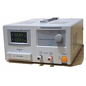 Linear Power Supply Adjustable 0-30V - 0-10A Output with LED Display and Remote Sensing Terminal Strip - Ideal for Lab and Educational Use - CSI3010X