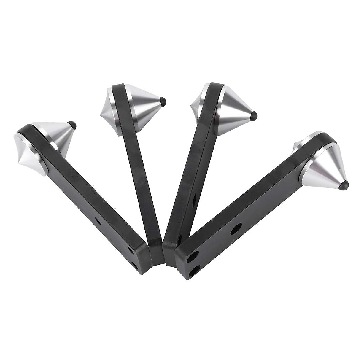 Speaker Shockproof Bracket, 4Pcs Combined Type Audio Speaker Foot Subwoofer Shockproof Spike Bracket, Floor Standing Speaker Isolation Feet