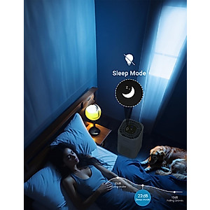 Dayette Air Purifiers for Pets Large Room Up to 2200 Ft² with Air Quality Monitor,Auto Mode and Sleep Mode, HEPA Filter Captures Pet Allergies, Smoke, Dust, Pollen, AP301 Pet