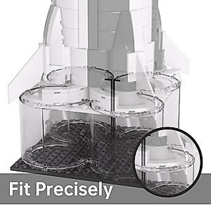 Launch Platform for Lego NASA Apollo Saturn V 21309 & 92176 Outer Space Model Rocket Science Building Kit, Creative Project Model Building Blocks (53 Pieces)