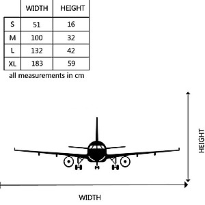 MAKLYER Airplane Wall Stickers DIY Airplane Wall Stickers Boys Art Decorative Wallpaper Biplane Silhouette Stickers Suitable for Families Children's Rooms Gifts for Boys