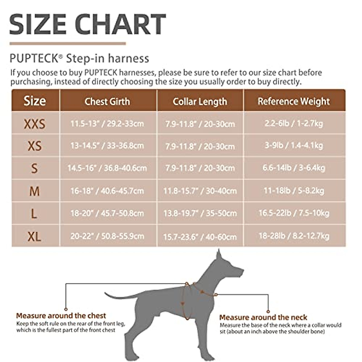 PUPTECK Adjustable Dog Harness Collar and Leash Set Step in No Pull Pet Harness for Small Medium Dogs Puppy and Cats Outdoor Walking Running, Soft Mesh Padded Reflective Vest Harnesses, Beige XXS