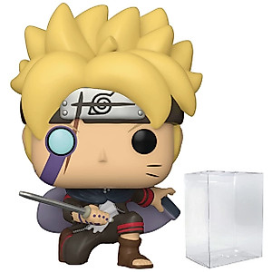 POP Boruto: Naruto The Next Generation - Boruto with Marks Funko Vinyl Figure (Bundled with Compatible Box Protector Case) Multicolor 3.75 inches