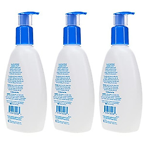 Vanicream Gentle Facial Cleanser for Sensitive Skin, 8 Oz (Pack of 3), Unscented, 24 Fl Oz