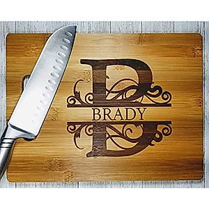 Personalized Bamboo Cutting Board (Horizontal)
