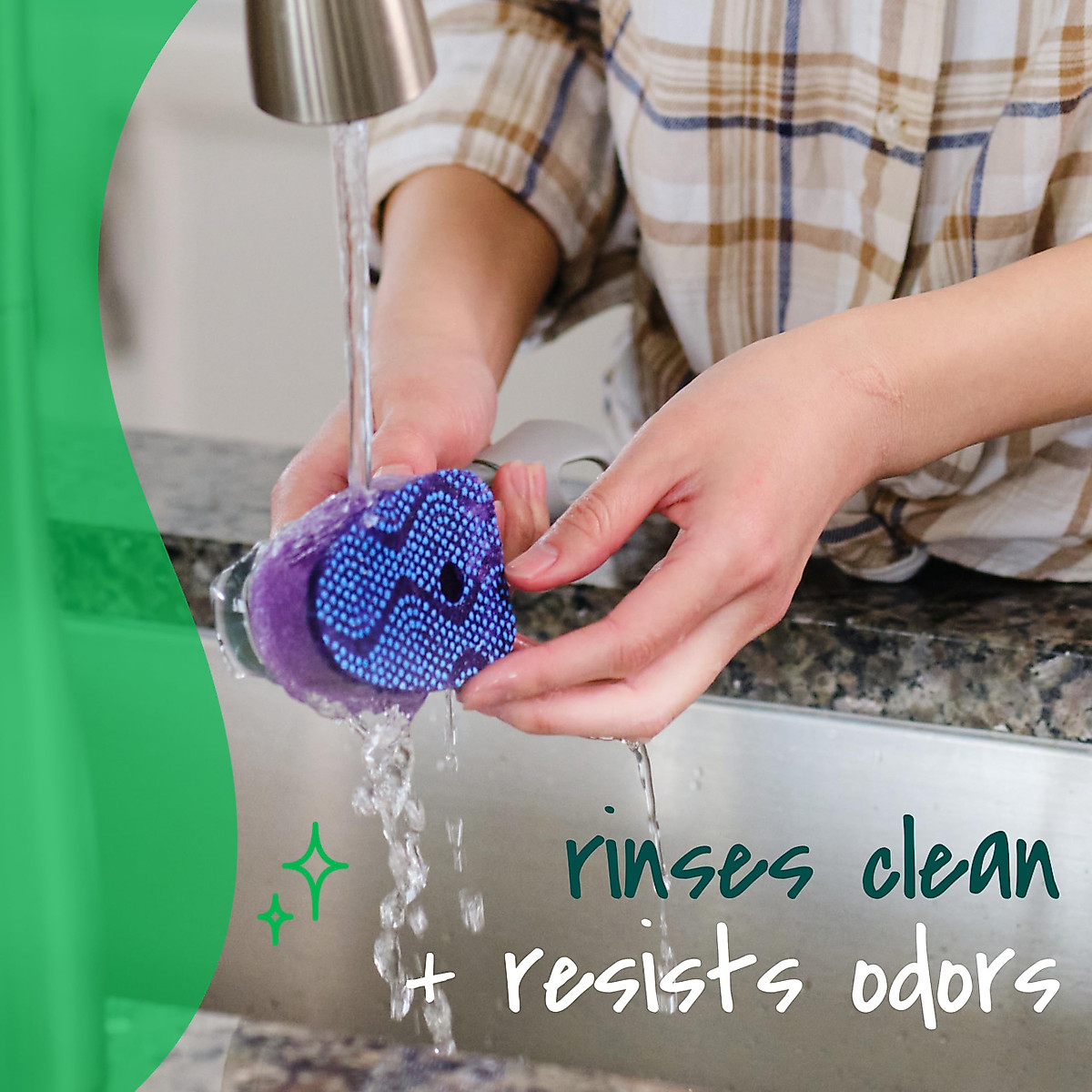 Scotch-Brite Scrub Dots Non-Scratch Dishwand Refills, Fits All Scotch-Brite Dishwands, 2 Refills