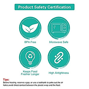 Atersala Plastic Wrap Set,2 Rolls 12in*328ft Premium BPA-Free PE Cling Wrap For Home Kitchen Food/Fruit/Vegetable Fresh-Keeping Packaging