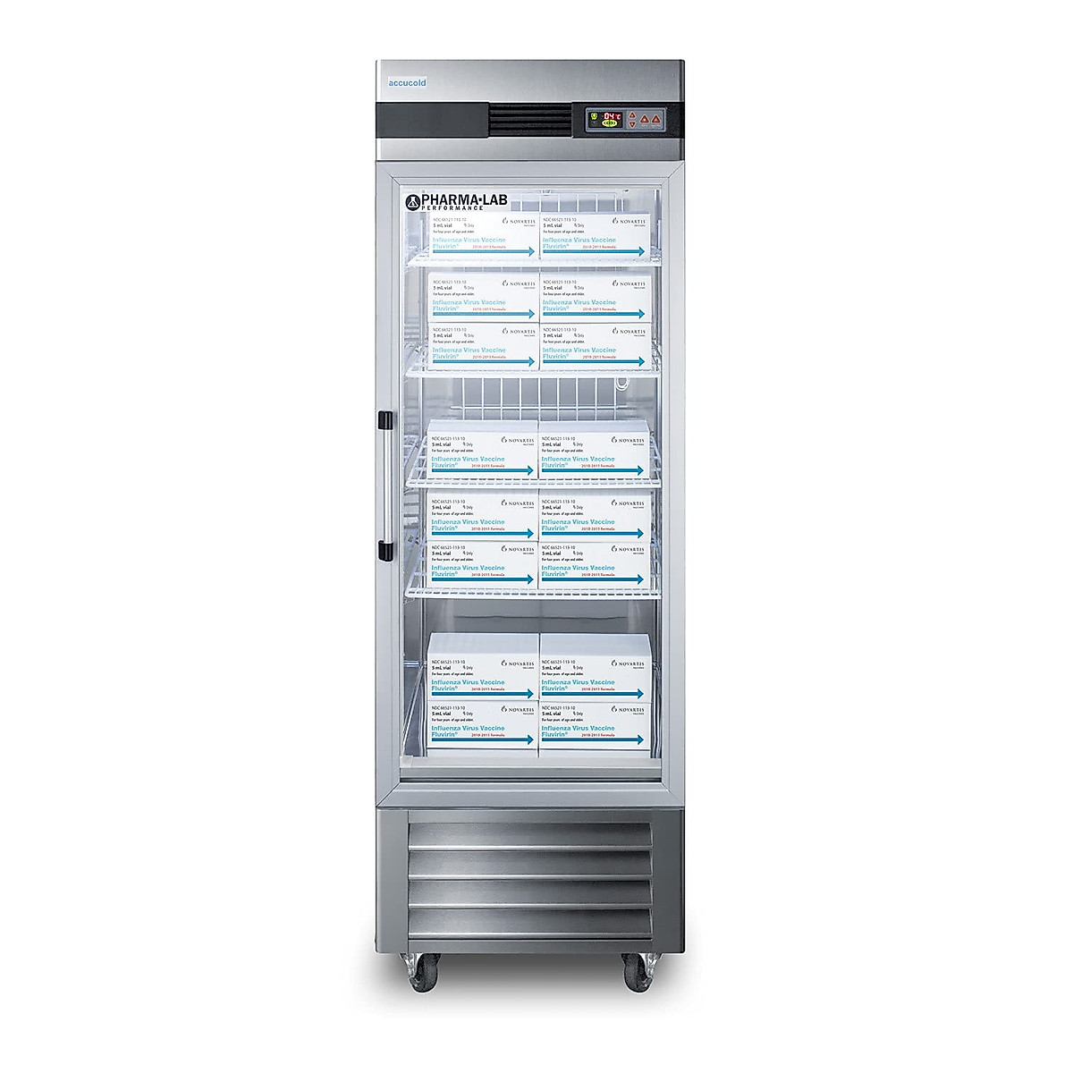 Summit 23 Cu.Ft. Upright Pharmacy Refrigerator Medical - Laboratory - Pharma-Lab 23 cu.ft. all-refrigerator with glass door