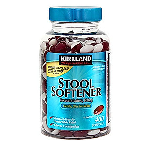Kirkland Signature ™ Stool Softener Docusate Sodium 100 Mg 400 Softgels