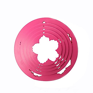 SK 5-Piece Peony Fondant Cutters Set Sugarcraft Modeling Tools Kit for Cake Decoration Red