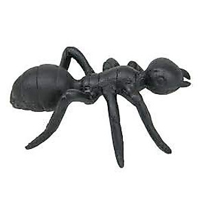 Home 2 Office Cast Iron Black Ant Garden Statue Patio Yard Animal Insect