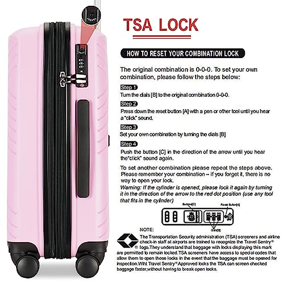 GinzaTravel Rune series expandable 3 Luggage Sets,Lightweight Hardside Suitcase With Spinner Wheels TSA Lock,PP material business fashion suitcase