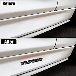 AICEL Turbo Car Emblem, 2 PCS 3D Metal Turbo Badge for Auto Side Body Fender Trunk, Automotive Replacement Decoration Decal Sticker, Tailgate Letter Nameplate for All Cars, Truck, SUV