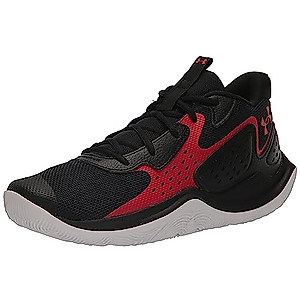 Under Armour Unisex Jet '23, (005) Black/Red/Red, 7, US