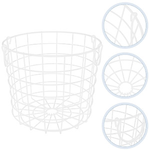MAGICLULU Iron Wire Laundry Hamper Laundry Storage Basket With Handles Iron Storage Basket