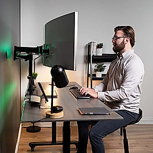 VIVO Dual Ultra Wide 13 to 38 inch Computer Monitor Mount, Fully Adjustable VESA Stand for 2 Wide Screens, STAND-V038M