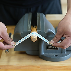 KENDO Emery Cloth Roll, 5 Grit Sandpaper Roll Assorted Sandpaper, Including 150 240 320 400 600 Grains, 6M for Woodworking, Automotive, Metal Polishing