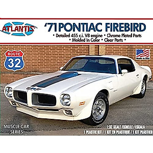 Atlantis 1971 Pontiac Firebird 1/32 Plastic Model Kit Made in The USA