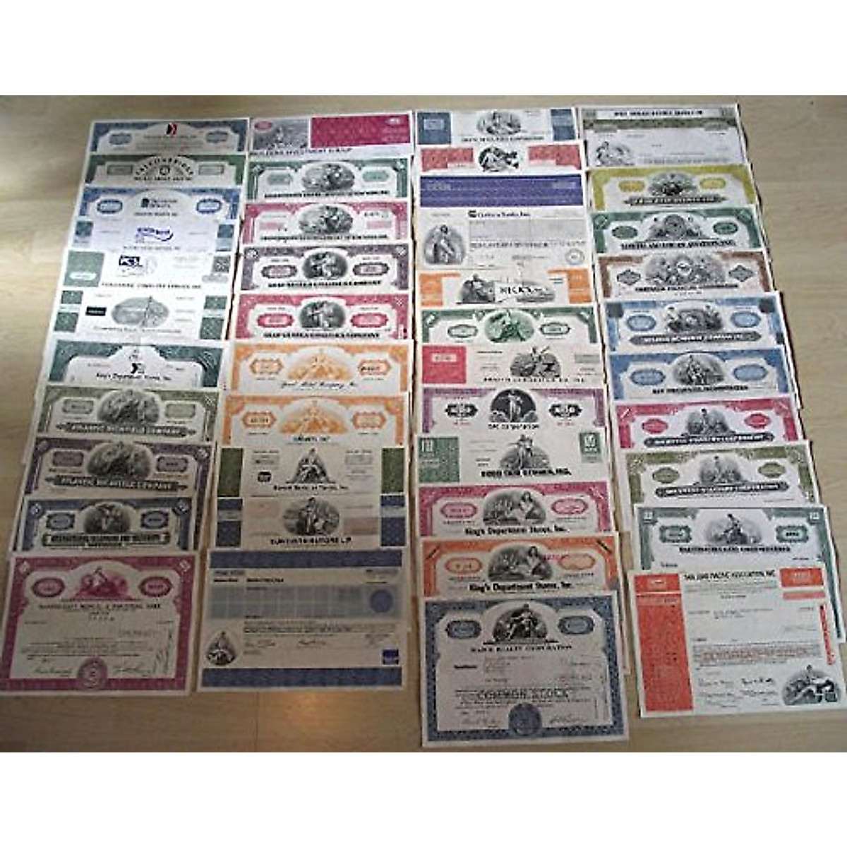 1965 No Mint Mark AMAZON SPECIAL! 100 DIFFERENT RARE ORIGINAL U.S. STOCKS, BONDS and DEBENTURES @ 79c! MANY BIG NAMES! LOWEST PRICE ON EARTH! 1 Share to $5000 Seller EXTRA FINE (AVERAGE GRADE)