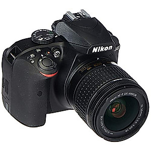 Nikon D3400 Digital SLR Camera & 18-55mm VR DX AF-P Zoom Lens (Black) - (Renewed)