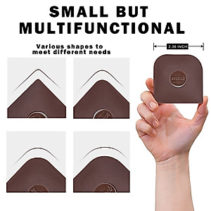 Pan Scraper, 5 Pcs Pot Scraper Plastic, Pot Scraper Non Scratch for Cast Iron, Pot and Pan Cleaning, Sturdy Scraper Kitchen Tool