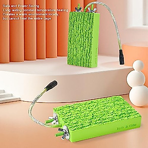 Warm Pet Perch Stand, Safe Heating Bird Perch Platform Constant Temp 5W Toxic Free for Hamster US Plug 100‑240V