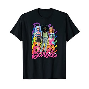 Barbie - Pride Rainbow Logo 3 Dolls T-Shirt