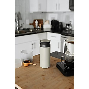 KINTO 20929 Travel Tumbler, 11.8 fl oz (350 ml), Sand Beige, Vacuum Double Layer Structure, Heat and Cold Retention