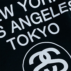 Stussy World Tour Crew in Black (XL)