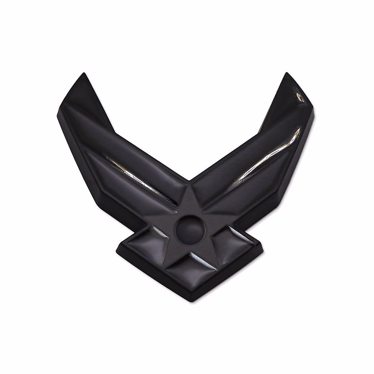 US Air Force USAF 3D Metal Badge Wings Emblem Car Stickers Decals Auto Symbol Bumper Stickers for Truck Motorcycle (Black)