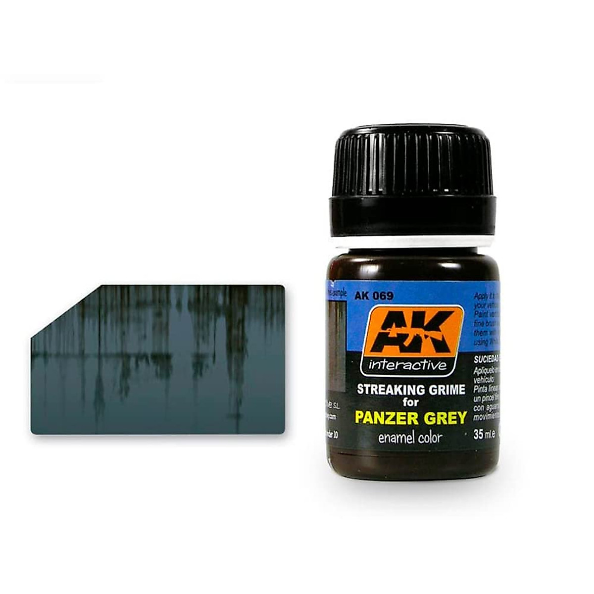 AK Interactive - Streaking Grime for Panzer Grey - AK00069