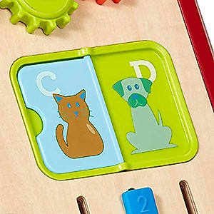 Radio Flyer Classic Push & Play, Toddler Walker with Activity Play, Ages 1-4, Red Walker Toy