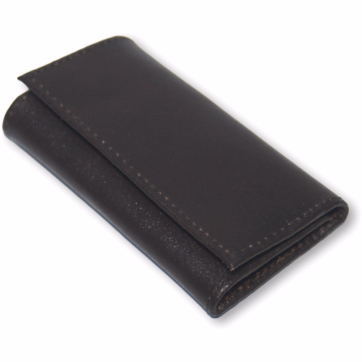 Ashford Ridge Unisex-Adult Leather Key Case Wallet 10cm x 6.2cm Brown