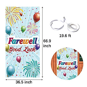 Dill-Dall Farewell Good Luck Door Banner, Farewell Backdrop Banner, Going Away Party / Retirement / Graduation / Moving / Job Changing Party Background Banner
