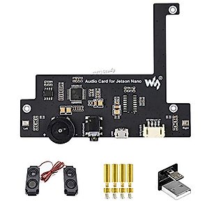 XYGStudy USB Audio Codec for Jetson Nano Developer Kit B01 and 2GB, USB Sound Card Driver-Free Plug and Play Built-in Microphone and Speaker Header, Recording and Playback Support