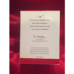 Hallmark Keepsake Ornament The Peanuts Gang New Years Celebration 6th in Series 2013