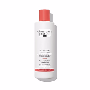 Christophe Robin Regenerating Shampoo With Prickly Pear Oil for Dry, Damaged and Chemically Treated Hair 8.4 fl. Oz