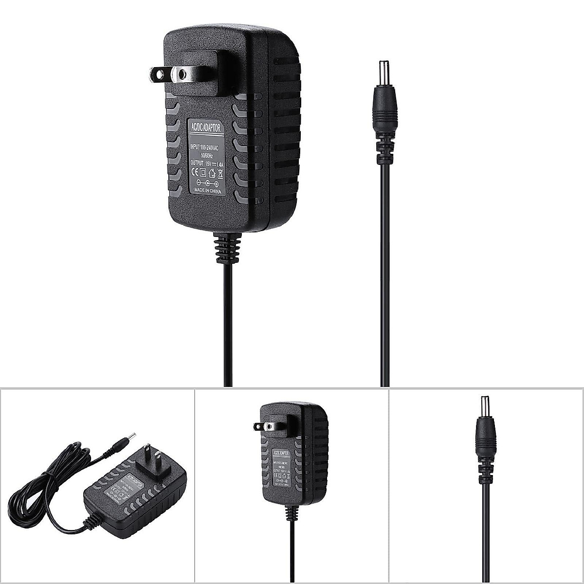 Zerone 6.7FT Cord 21W 15V 1.4A AC/DC Electricity Supply Adapter Charger for Amazon Short Circuit (US Plug)