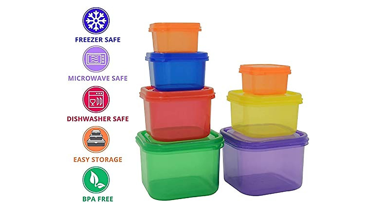Prefer Green 7 PCS Portion Control Containers Kit