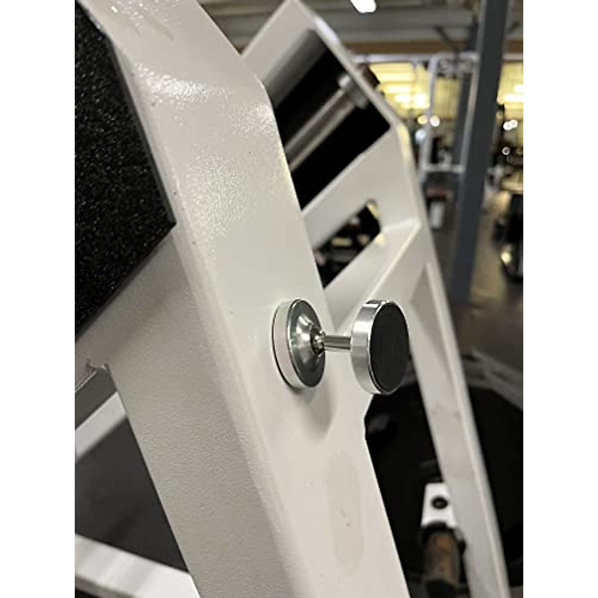 Gym Dual Magnetic Phone Mount & Holder. Attaches magnetically to Metal Surface.