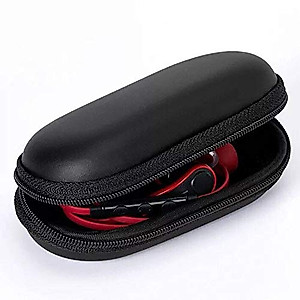 B-Pouch Earbud/Earphone Case Hard Pouch Compatible with Airpods Buds, Power Beats Wireless 2, Tour, SoundSport, JLab, Turbine, BeatsX, iBeats, Gratitude, Lady Gaga, JBL, Diddy, DNA Portable - Black
