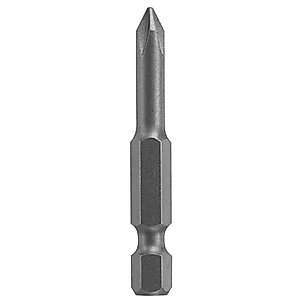 Bosch 27360 PH1, 2-Inch Length, Extra Hard Titanium Dipped Number 1 Phillips Head Power Insert Bit