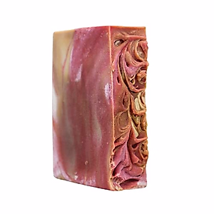 Carolina Soap Works Goat Milk Soap Bar, Blackberry Vanilla scented, (1 Pack), All-Natural, Handmade USA, Organic, Cruelty Free, Artisanal Aloe Soap, Made for Psoriasis, Eczema, & Dry Sensitive Skin